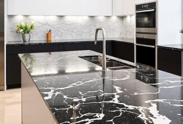 Black and White Quartz Countertops – Design Guide & Comparison