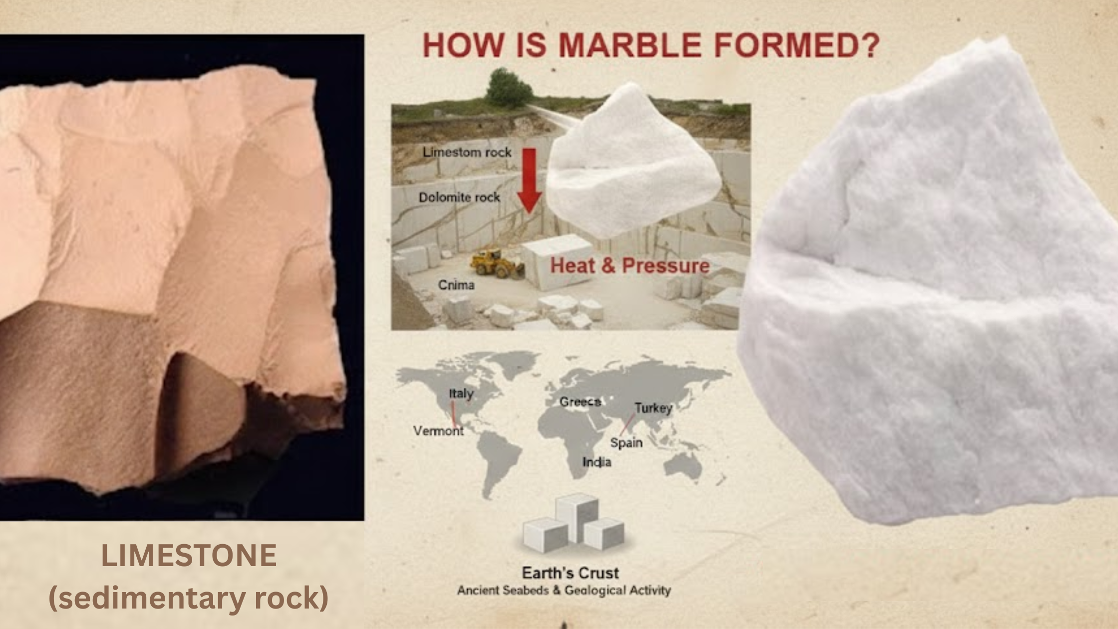 How Is Marble Formed and Where It Come From?