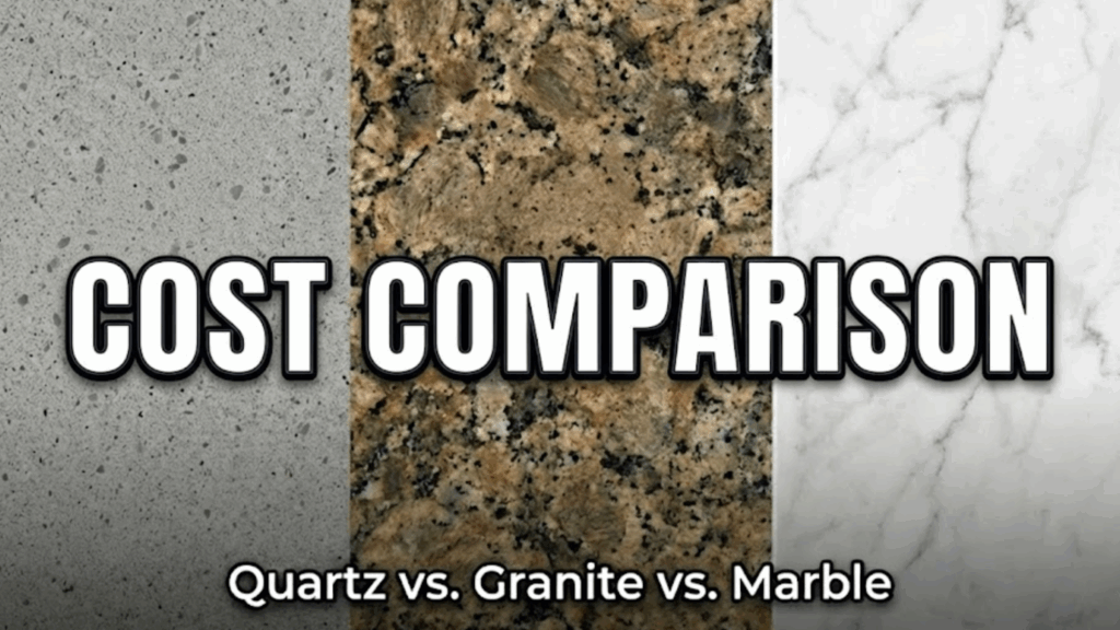 Quartz vs Granite vs Marble: UK Cost Comparison 2026 | Worktop Prices